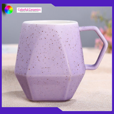 Sesame - Glazed Ceramic Custom Embossed Mugs Food Contact Safe Cadmium Free