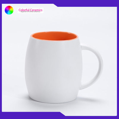 Beer Custom Ceramic Coffee Mugs 500ml Big Volume Water Cups With EEC Approval
