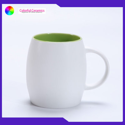Beer Custom Ceramic Coffee Mugs 500ml Big Volume Water Cups With EEC Approval