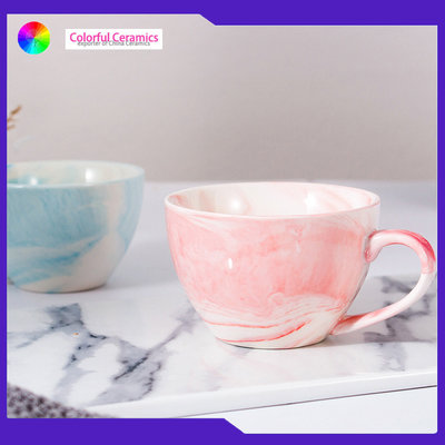 Marble Glaze Glazed Ceramic Coffee Mugs 140ml Small Volume Taobleware Cup Sets