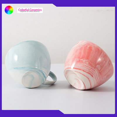 Marble Glaze Glazed Ceramic Coffee Mugs 140ml Small Volume Taobleware Cup Sets