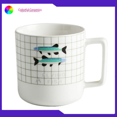 Kids Ceramic Promotional Gifts Mugs Microwave / Disherwasher Safe 350ml Capacity
