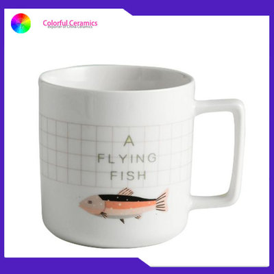 Kids Ceramic Promotional Gifts Mugs Microwave / Disherwasher Safe 350ml Capacity