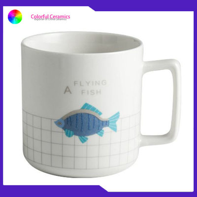 Kids Ceramic Promotional Gifts Mugs Microwave / Disherwasher Safe 350ml Capacity