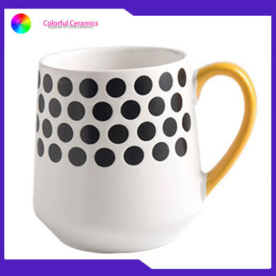 Nordic Talbeware Set Custom Ceramic Coffee Mugs , Ceramic Handprinted Cups 340ml