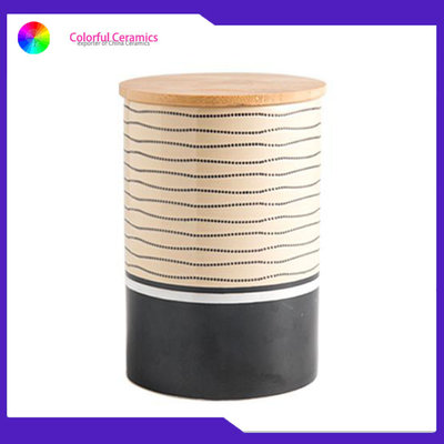 Different Size Food Safe Stoneware Coffee Mug Sets Nordic Ceramic Storage Canister