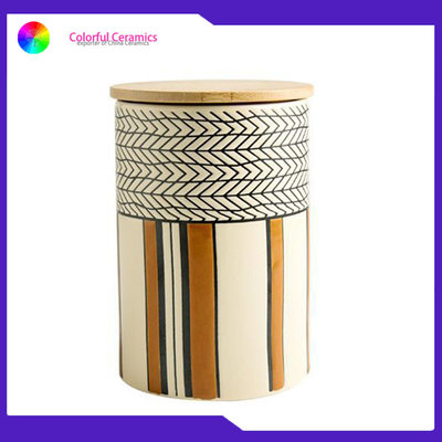 Different Size Food Safe Stoneware Coffee Mug Sets Nordic Ceramic Storage Canister