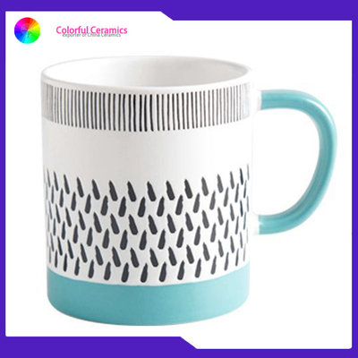 Food Contact Safe Silkscreen Coffee Mugs Microwave Safe Lead / Cadmium Free