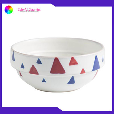 Safe Edge Handmade Ceramic Bowls Stoneware Food Contact Safe Eco - Friendly
