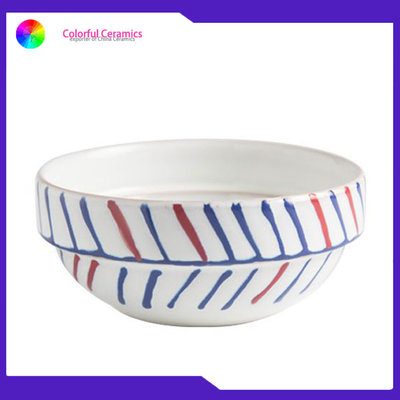 Safe Edge Handmade Ceramic Bowls Stoneware Food Contact Safe Eco - Friendly
