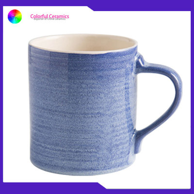 Lead Free Glazed Ceramic Coffee Mugs Glazed Cup 485ml Capacity Low Water Absorption