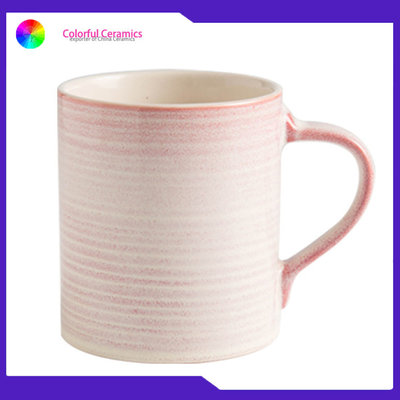 Lead Free Glazed Ceramic Coffee Mugs Glazed Cup 485ml Capacity Low Water Absorption