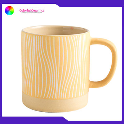 Personalized Screen Printing Silkscreen Coffee Mugs Stoneware Breakfast Milk Cup