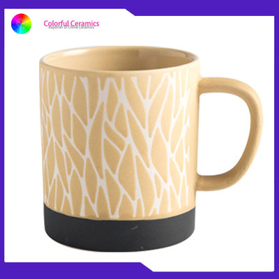 Personalized Screen Printing Silkscreen Coffee Mugs Stoneware Breakfast Milk Cup