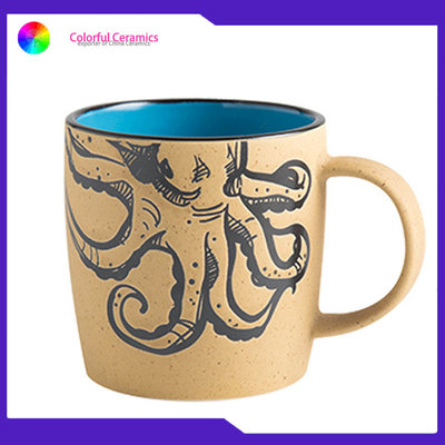Microwave Safe Custom Printed Ceramic Coffee Mugs Lead / Cadmium Free Durable