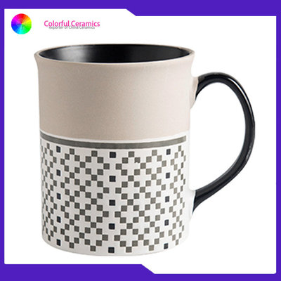 Vintage Style Ceramic Travel Coffee Mugs Silkscreen Food Safe Temperature Extremes
