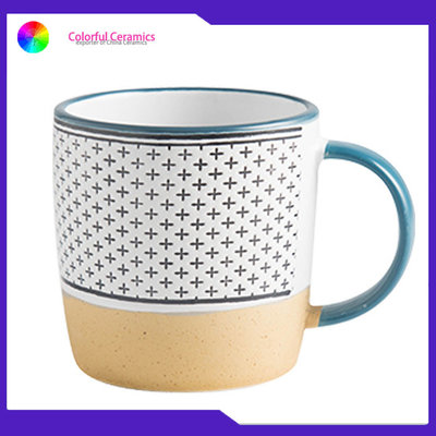 Tumber Silkscreen Coffee Mugs , Personalised Ceramic Travel Mug Long Lifespan