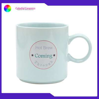 Macaron Gift Stoneware Coffee Mug Sets Disherwasher Safe With Customized Logo