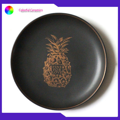 Eco Friendly Ceramic Dinner Plates 8 Inch Nordic Style Dessert / Jewelry Show Usage