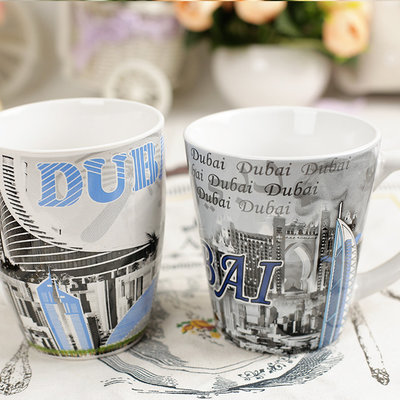 V Shape Milk Coffee Tea Cup Microwave Safe Custom Printing Logo Eco Friendly