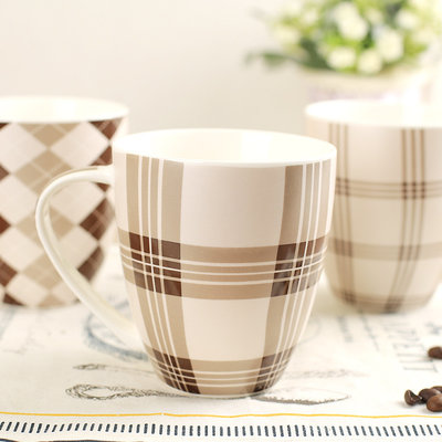 Monochrome Stripe Drum Water Cup Food Contact Safe Eco Friendly As Business Gift