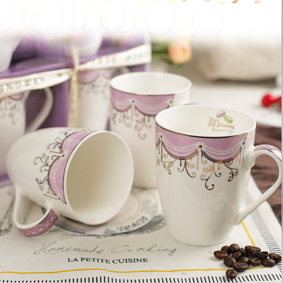 Gift Box Custom Ceramic Travel Mug Water Office Tea Cup Set Eco - Friendly