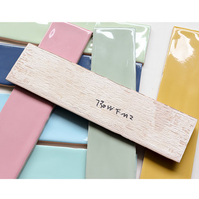 Handmade Ceramic Wall Tiles Macarons Series Bread Look Edge Wear Resistant