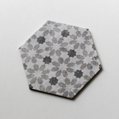 Backsplash Hexagon Shaped Ceramic Tiles 200x230 Coloured Hexagonal Tiles
