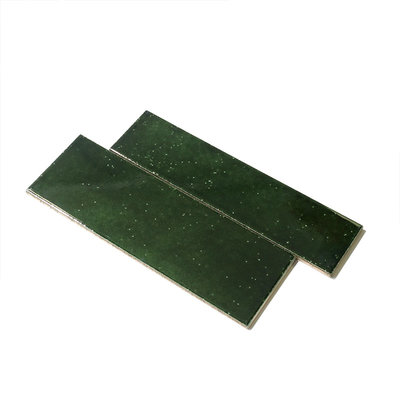 Indoor Glazed Handmade Wall Tiles 100x300 Wear Resistant Three Dimensional