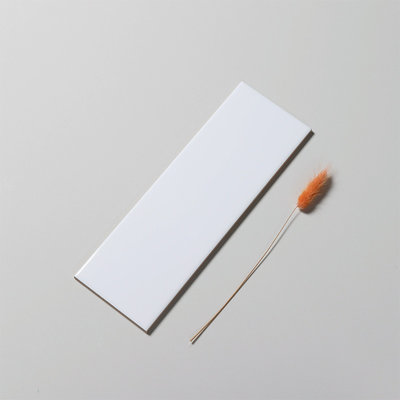 Anti Slip Glossy Modern Kitchen Wall Tiles 100x300 White Glazed Subway Tile