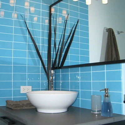 Antibacterial 3x6 Subway Wall Tile Beveled Edge Non Slip For Living Room