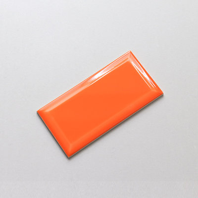 Orange 4x8 Modern Kitchen Wall Tiles 10x20cm Standard Bathroom Ceramic Tile