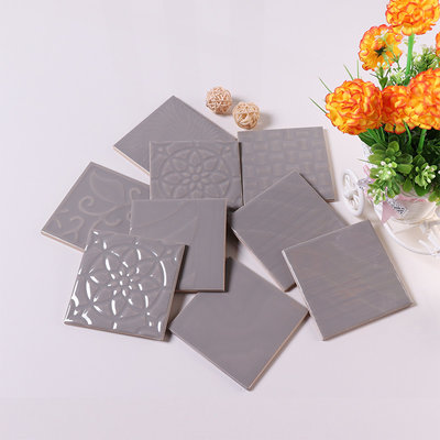 Morden Flower Pattern Subway Wall Tile For Kitchen Bathroom Back Splash Wall
