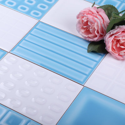 Light Blue Glazed Polished Porcelain Tile 120x180 Hand Glazed Subway Tile