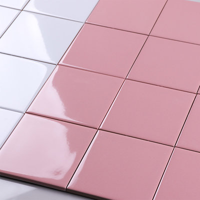 Kitchen Bathroom Ceramic Subway Wall Tile 10x10 Strong Stain Resistance