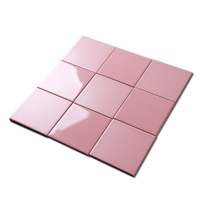 Kitchen Bathroom Ceramic Subway Wall Tile 10x10 Strong Stain Resistance
