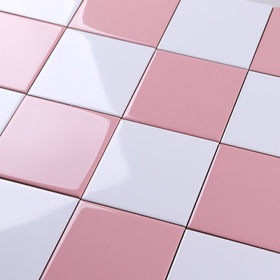 Kitchen Bathroom Ceramic Subway Wall Tile 10x10 Strong Stain Resistance