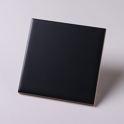 8x8 Inch Classic Black Bathroom Floor Tile , 20X20cm Kitchen Decor Tiles