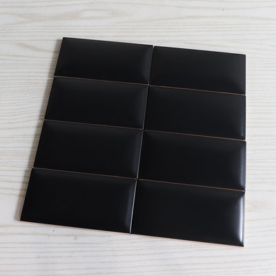 High Gloss Ceramic Wall Tiles 75 X 150mm Matt Surface Bread Look Non Slip