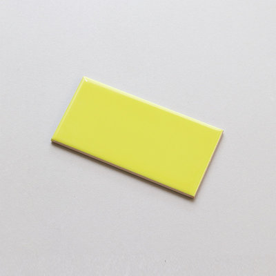 Decorative Modern Kitchen Splashback Tiles Yellow For Commercial / Residential
