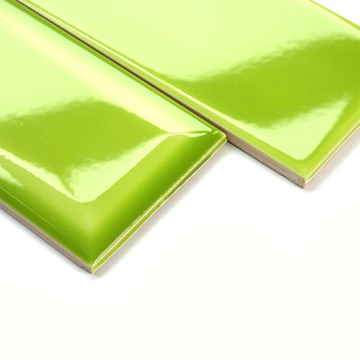 Apple Green Colorful Wall Tiles Bar Counter Interior Wall Tile Bread Look Edge