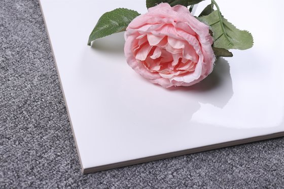 12x12 White Ceramic Subway Tile Backsplash In Modern Kitchen Wear Resistant