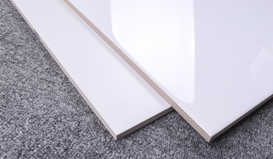 12x12 White Ceramic Subway Tile Backsplash In Modern Kitchen Wear Resistant