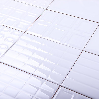 120x180mm Glazed Bathroom Ceramic Subway White Tiles