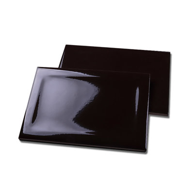 Deep Coffee Glazed Ceramic Subway Tile 4.7x7 Inch For Kitchen Backsplash