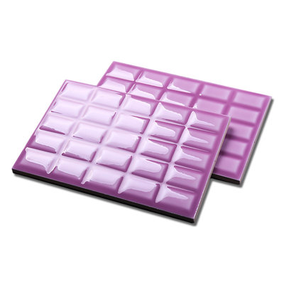 Purple Color Handmade Porcelain Tiles 4.7x7 Inch Glossy Surface Slip Resistance