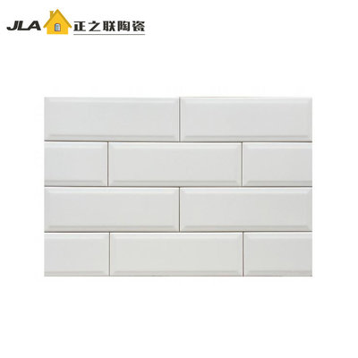 4x12inch Home Depot Bathroom Ceramic Tile Bright White Water Resistant Tile