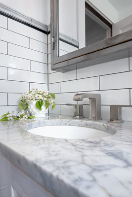 4x12inch Home Depot Bathroom Ceramic Tile Bright White Water Resistant Tile