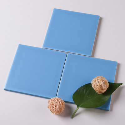 6x6 Ceramic Wall Blue Onyx Tile Balcony Ceramic Floral Porcelain Tile Non Slip