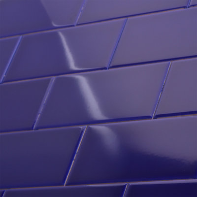 Ocean Blue Agate Ceramic Wall Tiles Glazed Porcelain Tile 6mm Thickness